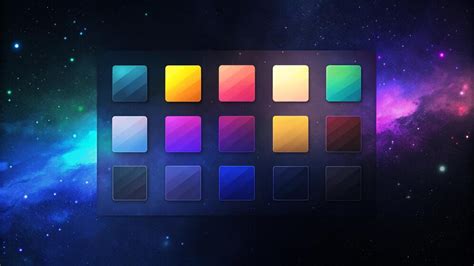 Gradient Color Set With Rectangle Color Palate Color Codes Rgb Hex Html Premium Ai Generated Image