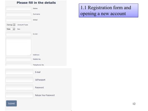 Java Project Report Online Banking System Ppt