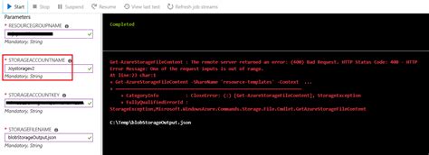 Powershell Cannot Deploy Azure Storage Using Azure Resource Manager Template With Azure