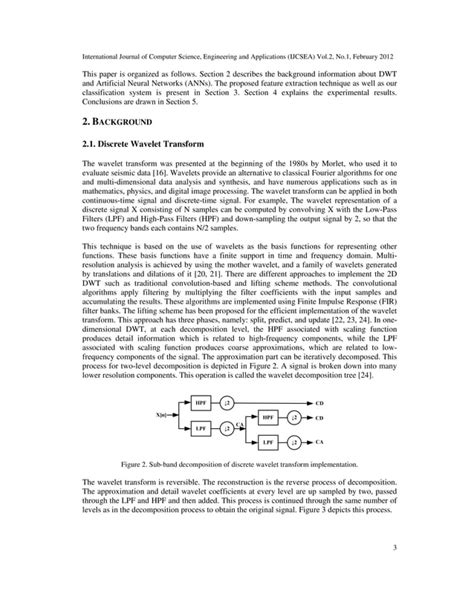 Classification Of Ecg Arrhythmias Using Discrete Wavelet Transform And Neural Networks Pdf