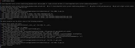 Bug Key Error Location And Tkinter Exception · Issue 416 · Nlp
