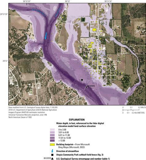 Flood Inundation Maps Created Using A Synthetic Rating Curve For A 10 Mile Reach Of The Sabinal