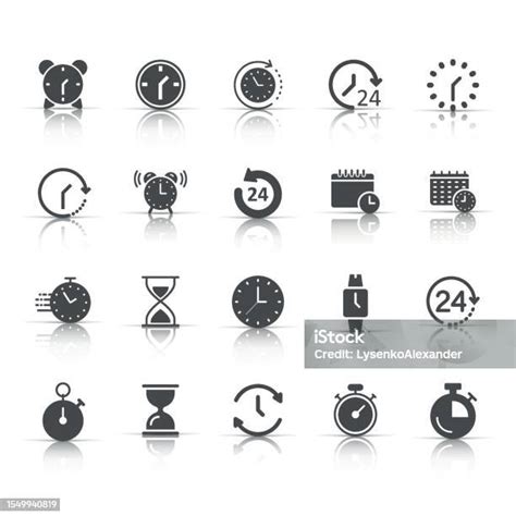 플랫 스타일로 설정된 시간 아이콘입니다 흰색 격리 된 배경에 의제 시계 벡터 그림입니다 샌드 글래스 손목 시계 타이머 비즈니스 컨셉 계시기에 대한 스톡 벡터 아트 및 기타