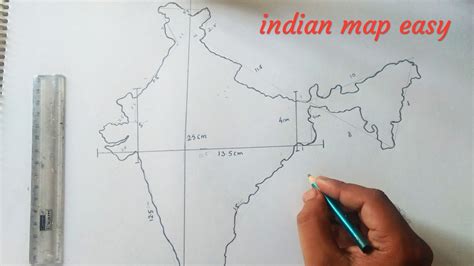 How To Draw Indian Map Youtube