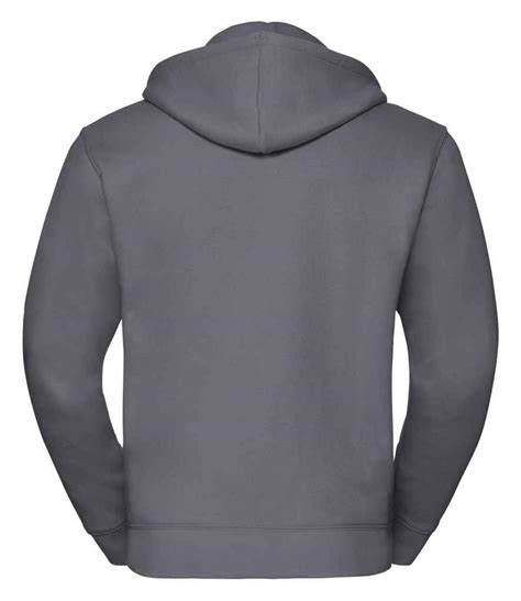 Russell Athletic Authentic Zip Hooded Sweatshirt Convoy Grey
