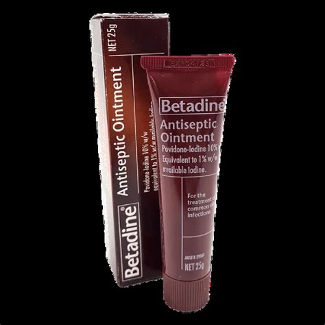 Betadine 25g Antiseptic Cream In Tube Rifft Safety