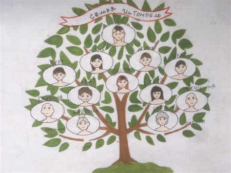 Изучаем Рисование Как Нарисовать Дерево Семьи Во 2 Классе Рисунки для срисовки