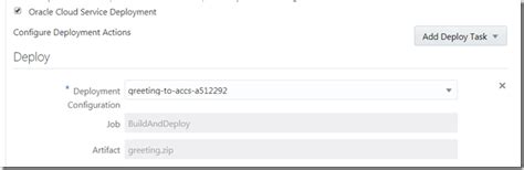 Automating Build And Deployment Of Node Application In Oracle Developer