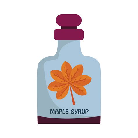 Bottle Maple Syrup Illustration 36198777 Vector Art At Vecteezy