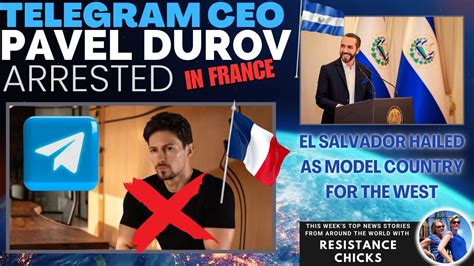 Telegram Ceo Pavel Durov Arrested El Salvador One News Page Video
