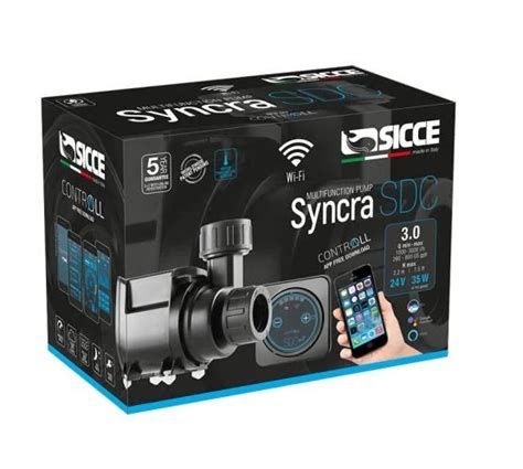 Sicce Syncra Sdc 3 0 Wifi Controllable Pump
