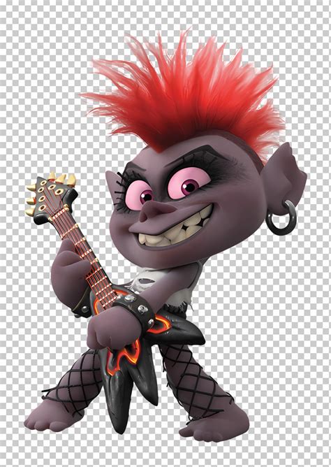 Queen Barb Rock Troll With Guitar Png Clipart Animation Band
