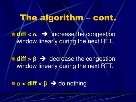 Ppt Tcp Vegas New Techniques For Congestion Detection And Control Powerpoint Presentation