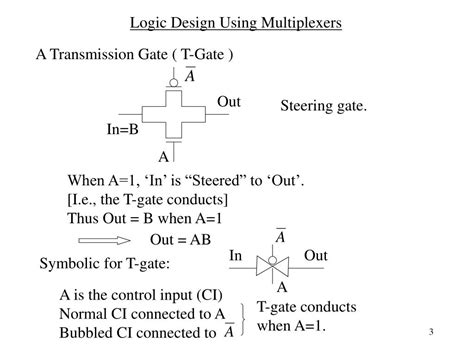 Ppt Eecs 465 Digital Systems Design Lecture Notes Logic Design Using