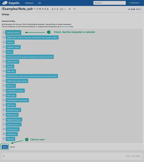 How To Create Solr Notes In Zeppelin Adh Arenadata Docs