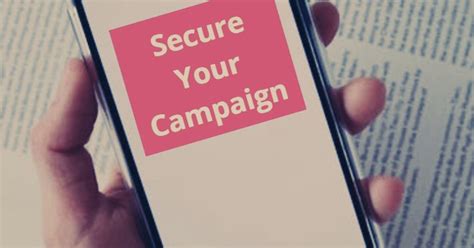 Cybersecurity Elections Campaignsecurity Defending Digital Campaigns