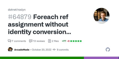 foreach ref assignment without identity conversion should give error by