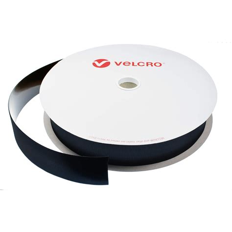 Mm Wide X Metre Roll Of Low Profile Sew On Plastic Black Hook