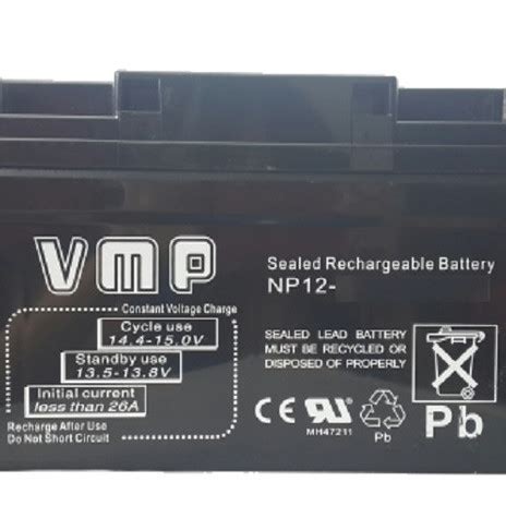 Jual Ah V Vmp Vrla Battery Kab Bekasi Ecolife Tokopedia