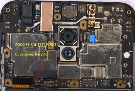 Xiaomi Poco F1 Test Point Beryllium Fidetec