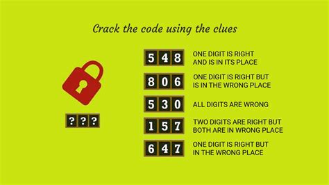 Crack The Code To Solve Number Lock Puzzle With 548 In Clues