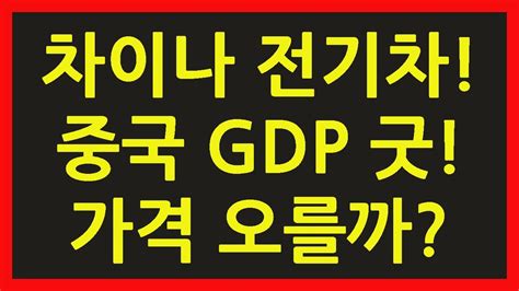 차이나 전기차 Solactive 주가 전망 타이거 Tiger Etf 중국 2차전지 배터리 기업 주식 장기 투자 구성 종목 Gdp 굿 가격 오를까 Youtube