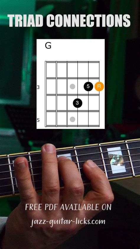 Triad Chord Connections Short Guitar Tutorial With Free Pdf Video Video Guitar Chords