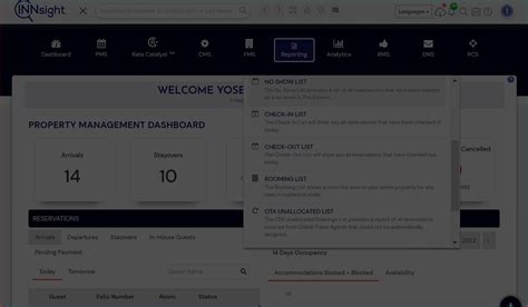 No Show List Reporting Innsight Help