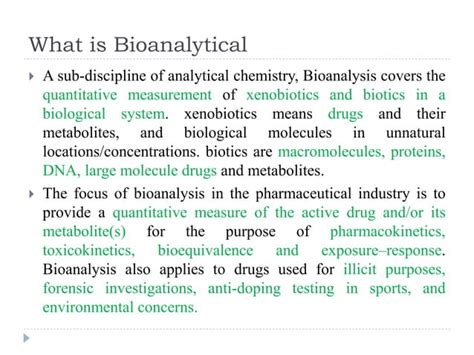 Bioanalytical Extraction Methods And Validation Parameters Pptx Chemistry Science