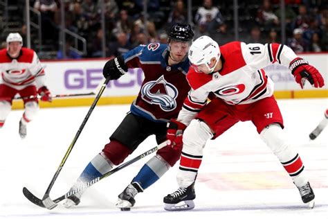Avalanche Forward Carl Soderberg In Denver With Wife Not Native Sweden With Team