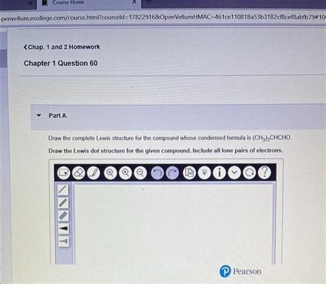 Solved Draw The Complete Lewis Structure For The Compound Chegg