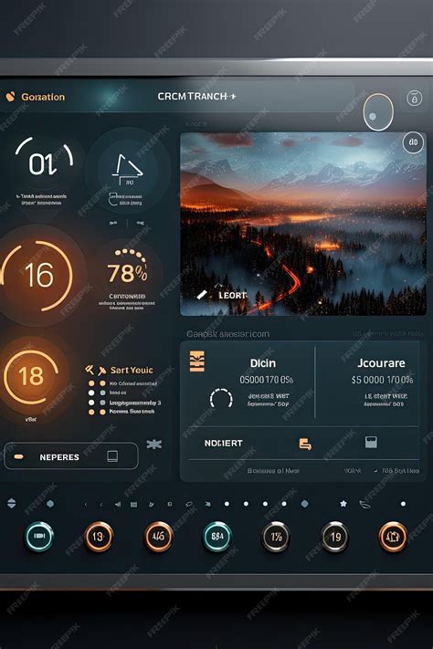 Premium Photo Iot Control Panel Ui Mockup Design A Userfriendly