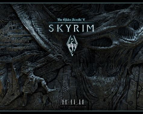 🔥 50 Skyrim Logo Wallpapers Wallpapersafari