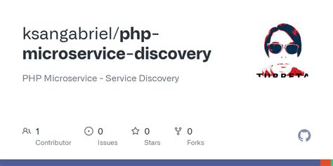 Github Ksangabrielphp Microservice Discovery Php Microservice Service Discovery