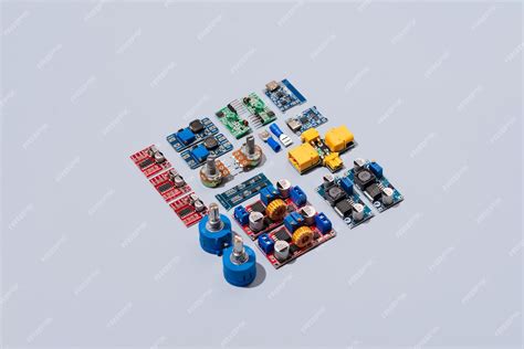 Premium Photo Microcontrollers Boards Sensors Leds And Modules For Learning The Basics Of