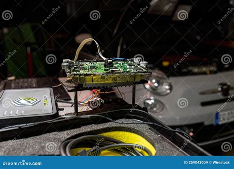 Car Ecu Bench Reading Method Editorial Stock Image Image Of Equipment