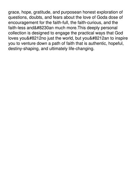 Ppt ⚡read Pdf Mostly What God Does Reflections On Seeking And