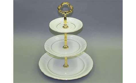 Купить Этажерка 3 уровня "Золотая лента" Соната Leander со скидкой ️