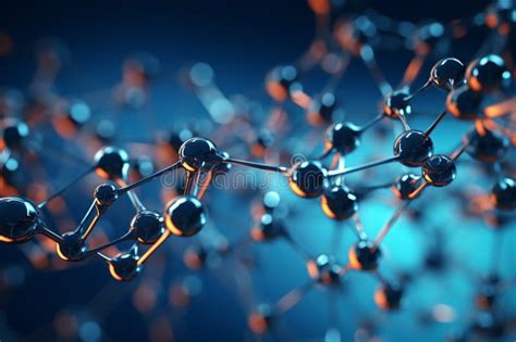 Science Molecular Structure Background With Atom Molecule Medical Concept Stock Illustration
