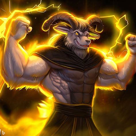 Lightning Goat Wizard By Gamerplaystation8 On Deviantart