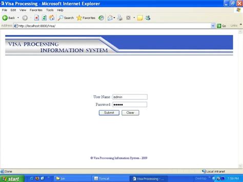 Visa Processing System Project Using Java Projectsgeek