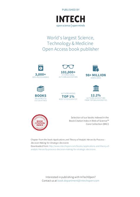Pdf Analytic Hierarchy Process Applied To Supply Chain Management