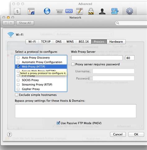 4 type the proxy server name proxy tv in the “web proxy server” field