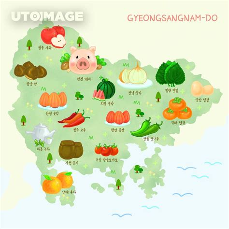 원재료지도 004 Spai454 유토이미지 일러스트 배경 관광 생활 재료 원산지 원재료 여행지도 여행정보 국내 명소 관광지 지리 위치 약도