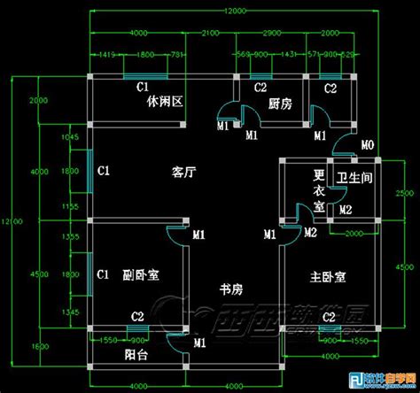 教你怎么用cad绘制室内平面图 软件自学网