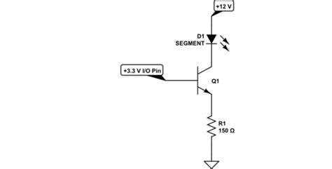 Microcontroller 7 Segment Display Dimmed When Off Electrical Engineering Stack Exchange