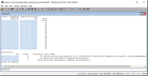 lee holmes extracting activity history from powershell process dumps