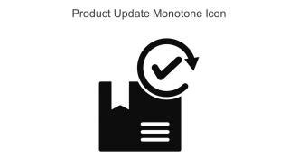 Product Update Monotone Icon In Powerpoint Pptx Png And Editable Eps Format PPT Slide
