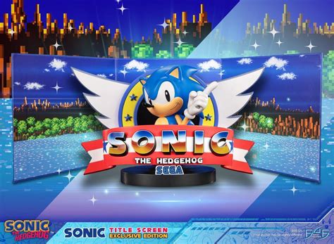 Sonic Sonic Title Screen Exclusive Edition Statue Ign Store