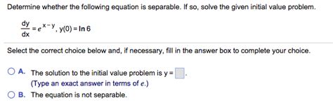 Solved Determine Whether The Following Equation Is Chegg